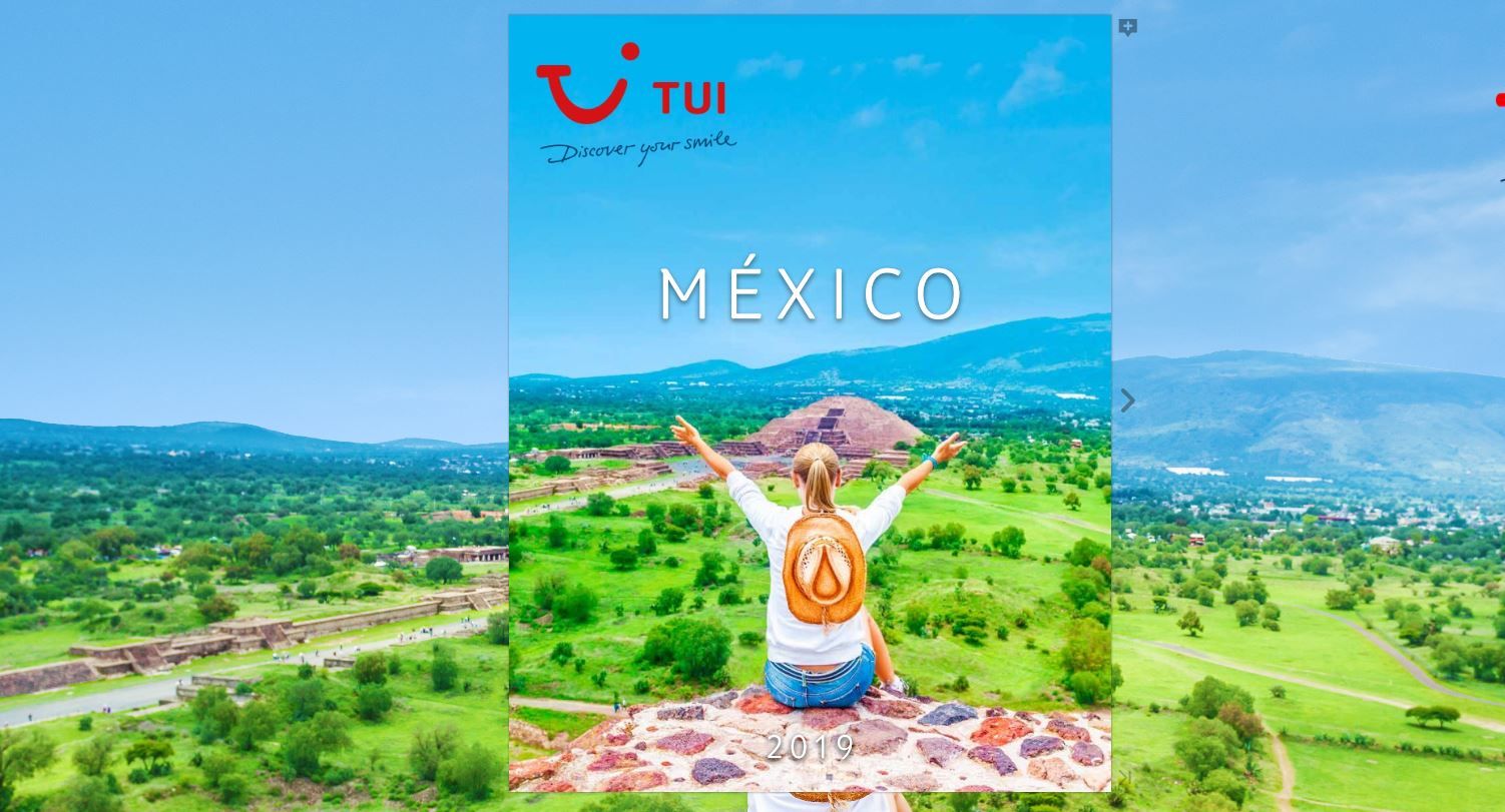 "México 2019", el último catálogo de TUI - Gaceta del Turismo