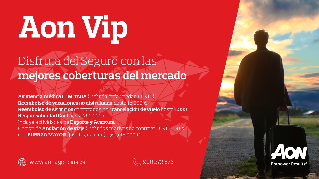Aon lanza el seguro de viaje "Aon Vip" con las coberturas más amplias ...