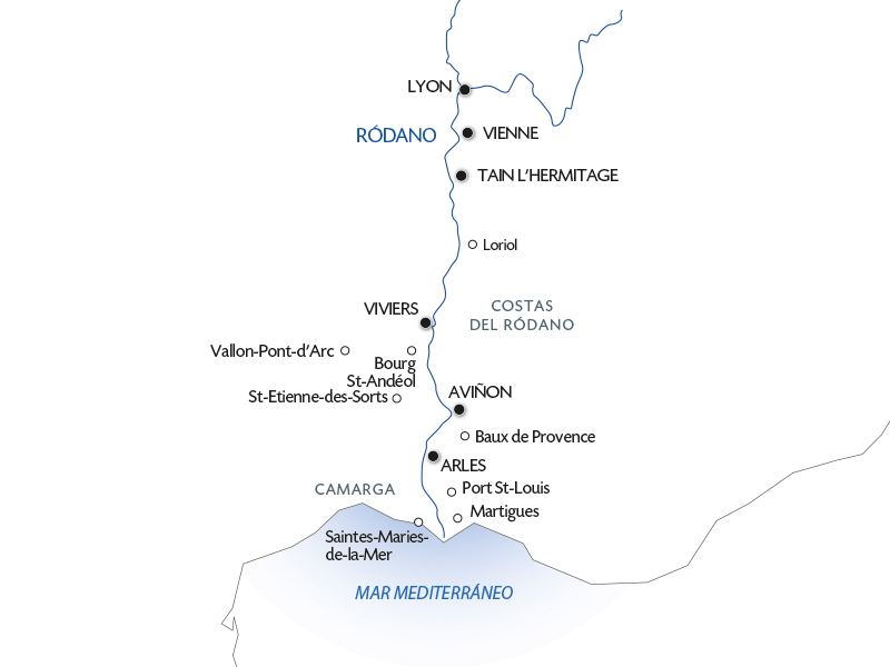 Crucero fluvial por el Ródano, combinación de naturaleza, cultura y ...
