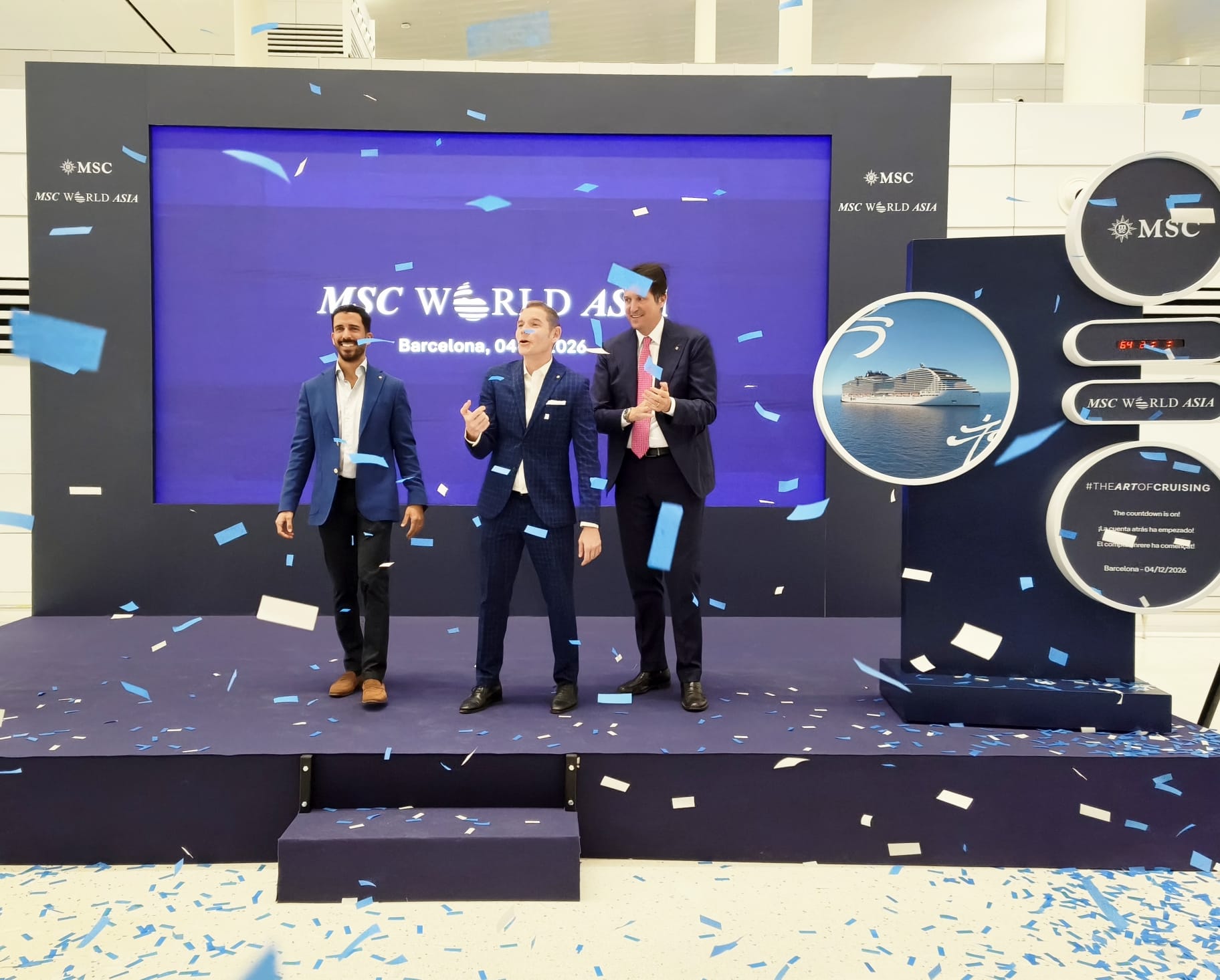 Presentación en Barcelona del nuevo MSC World Asia de MSC Cruceros ...
